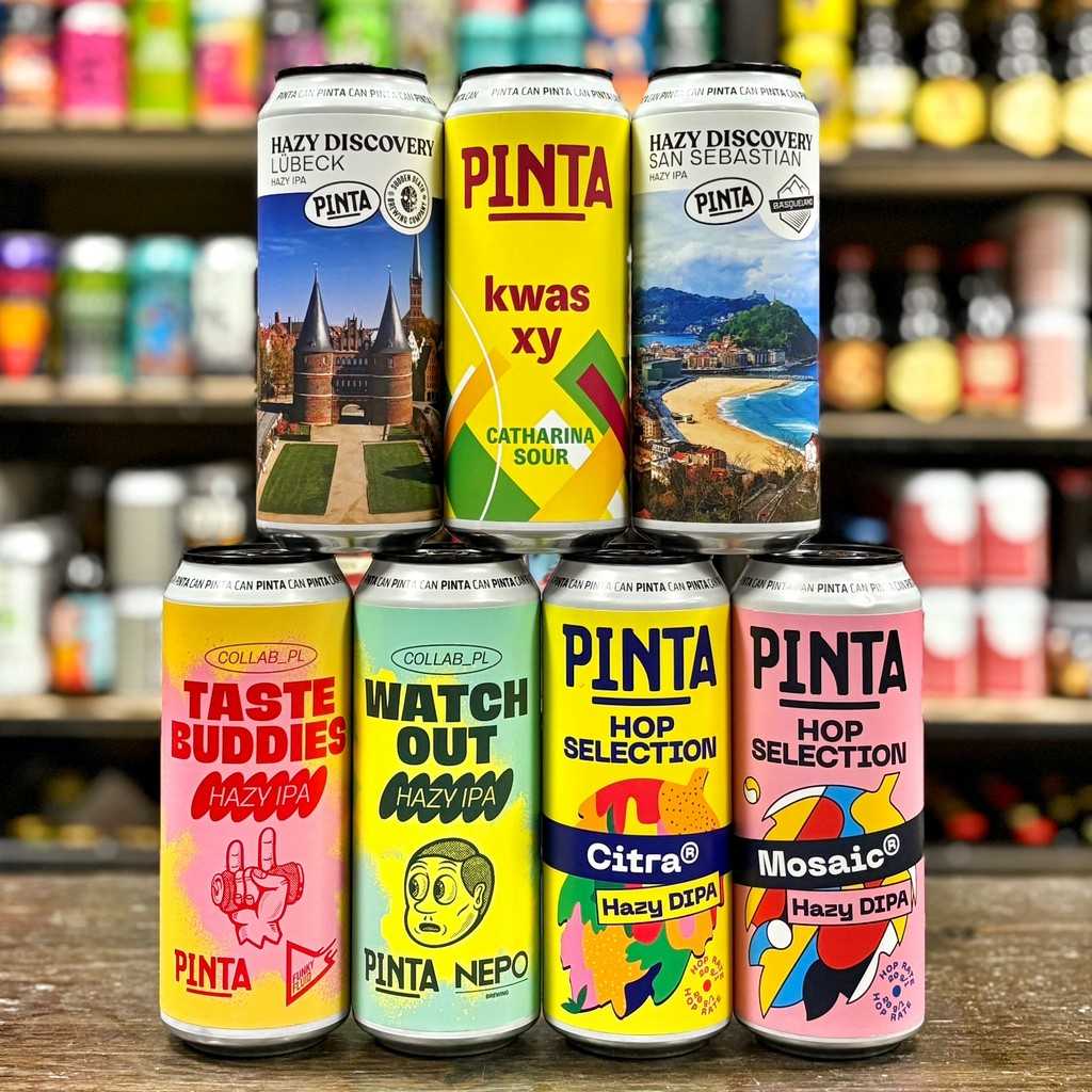 כל הבירות של פינטה - Pinta | Beer And Beyond