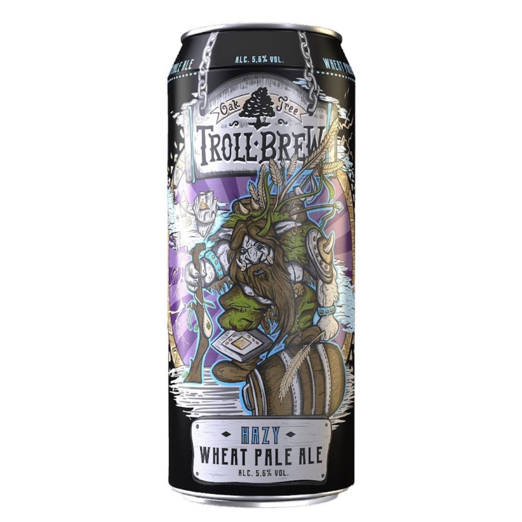 טרול ברו הייזי וויט פייל אייל - Troll Brew Hazy Wheat Pale Ale | Beer ...