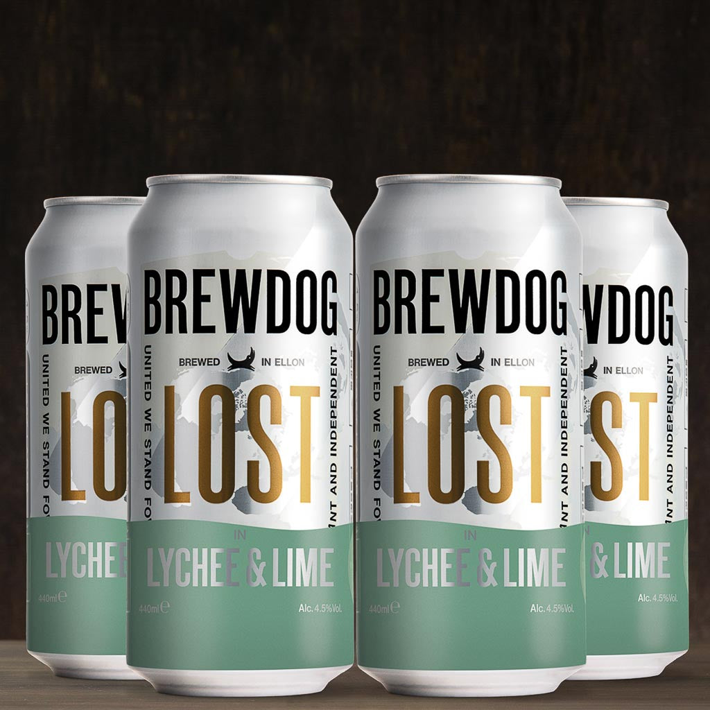 ברודוג לוסט אין ליצ'י וליים - Brewdog Lost In Lychee & Lime | Beer And ...
